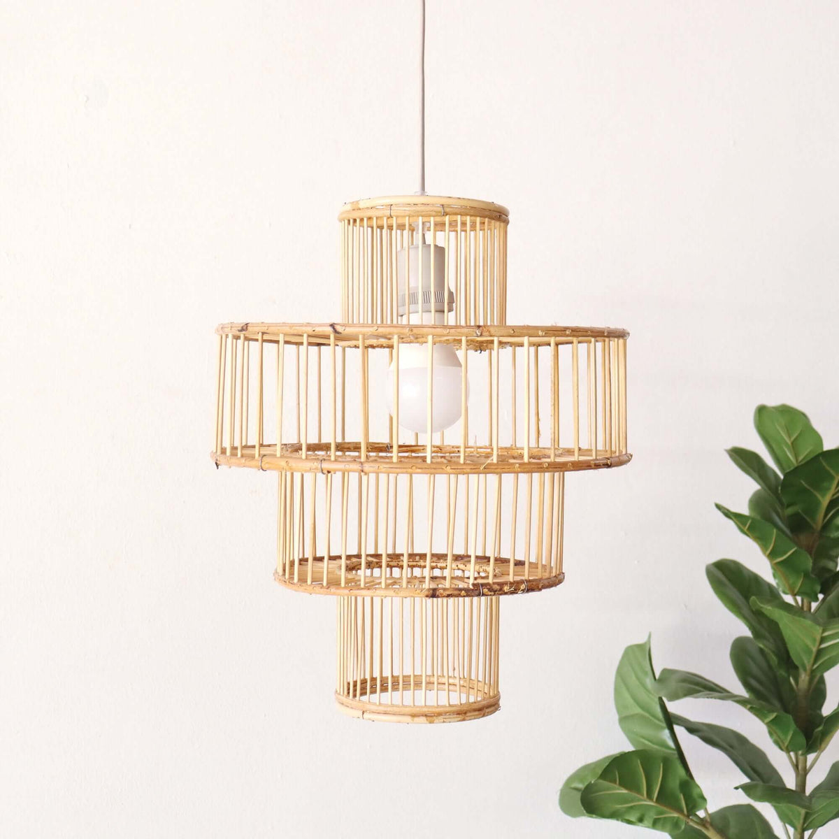 CHA NI TA - Rattan Pendant Light (16-20 Inches)