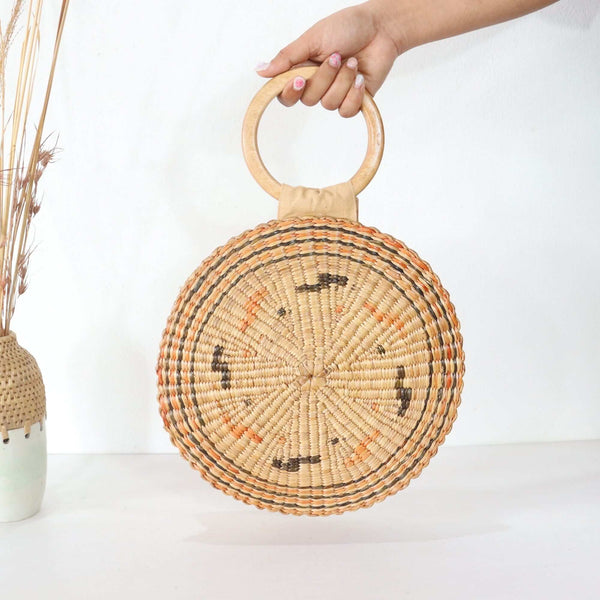 CHAT CHA RIN - Straw bag - THAIHOMESHOP