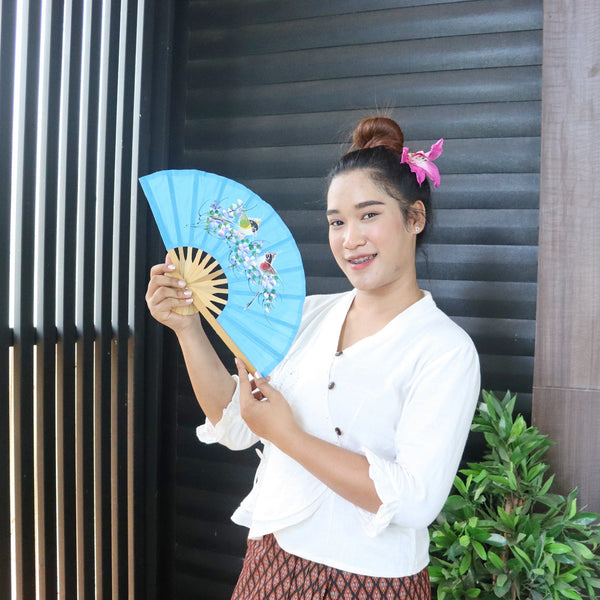 MIN DA - Hand Fan - THAIHOMESHOP