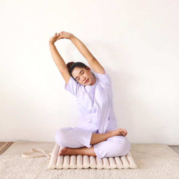 WAN RA PHA - Zabuton meditation cushion (Ivory)