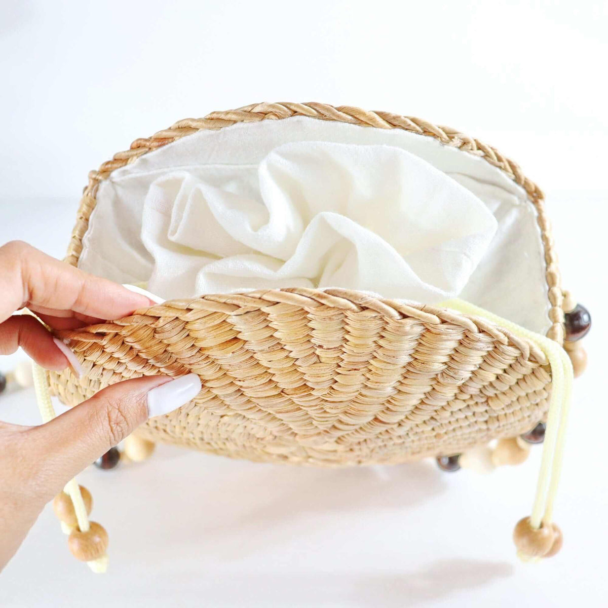 ALISHA - Straw Basket Bag - THAIHOMESHOP