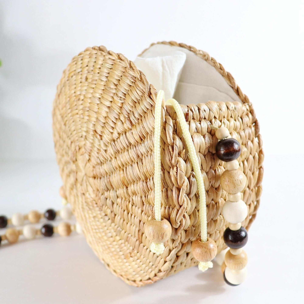 ALISHA - Straw Basket Bag - THAIHOMESHOP