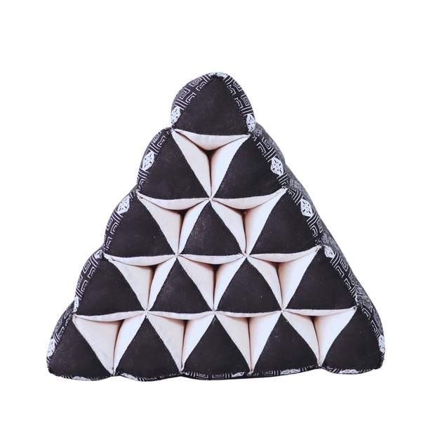 NEDRA - Thai Triangle Floor Cushion - 19 x 12 inches - Comfortable and