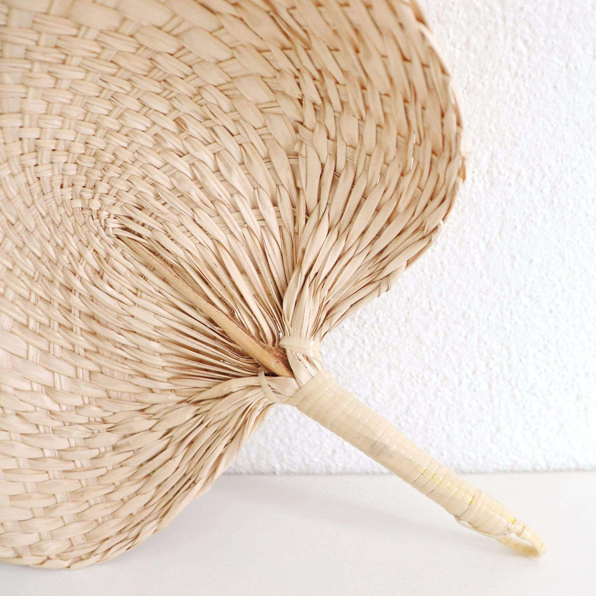 Palm Leaf Hand Fan (PATTA) - Buy Online - THAIHOMESHOP