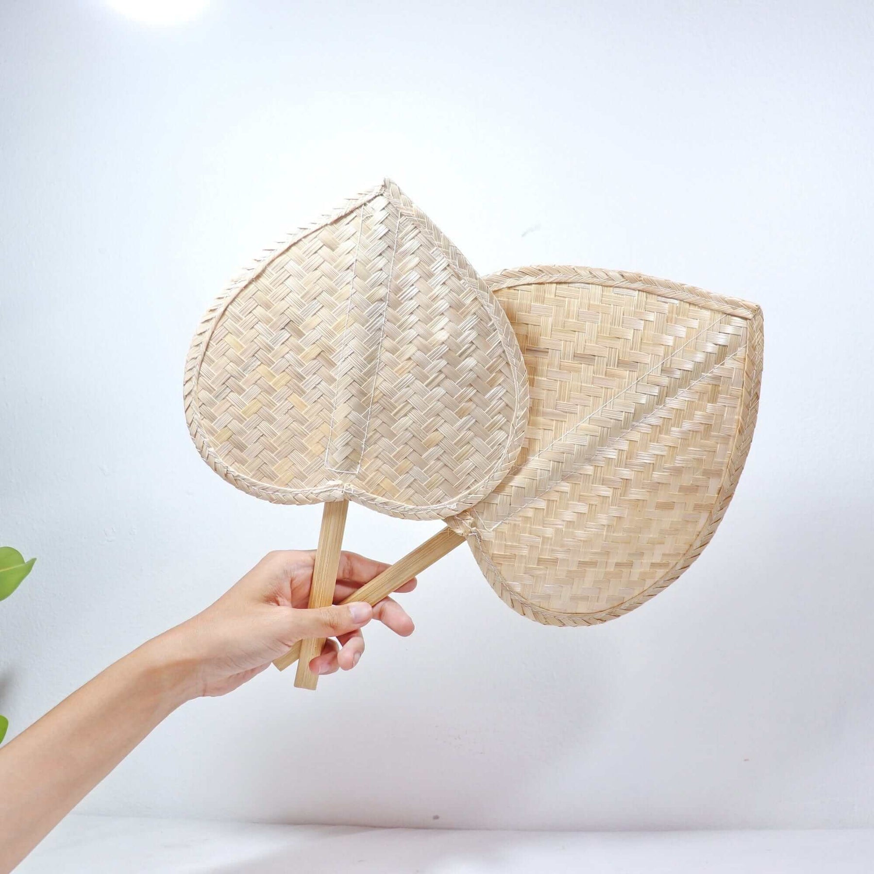 Palm Leaf Hand Fans For Weddings (Buy Wholesale Online) - THAIHOMESHOP