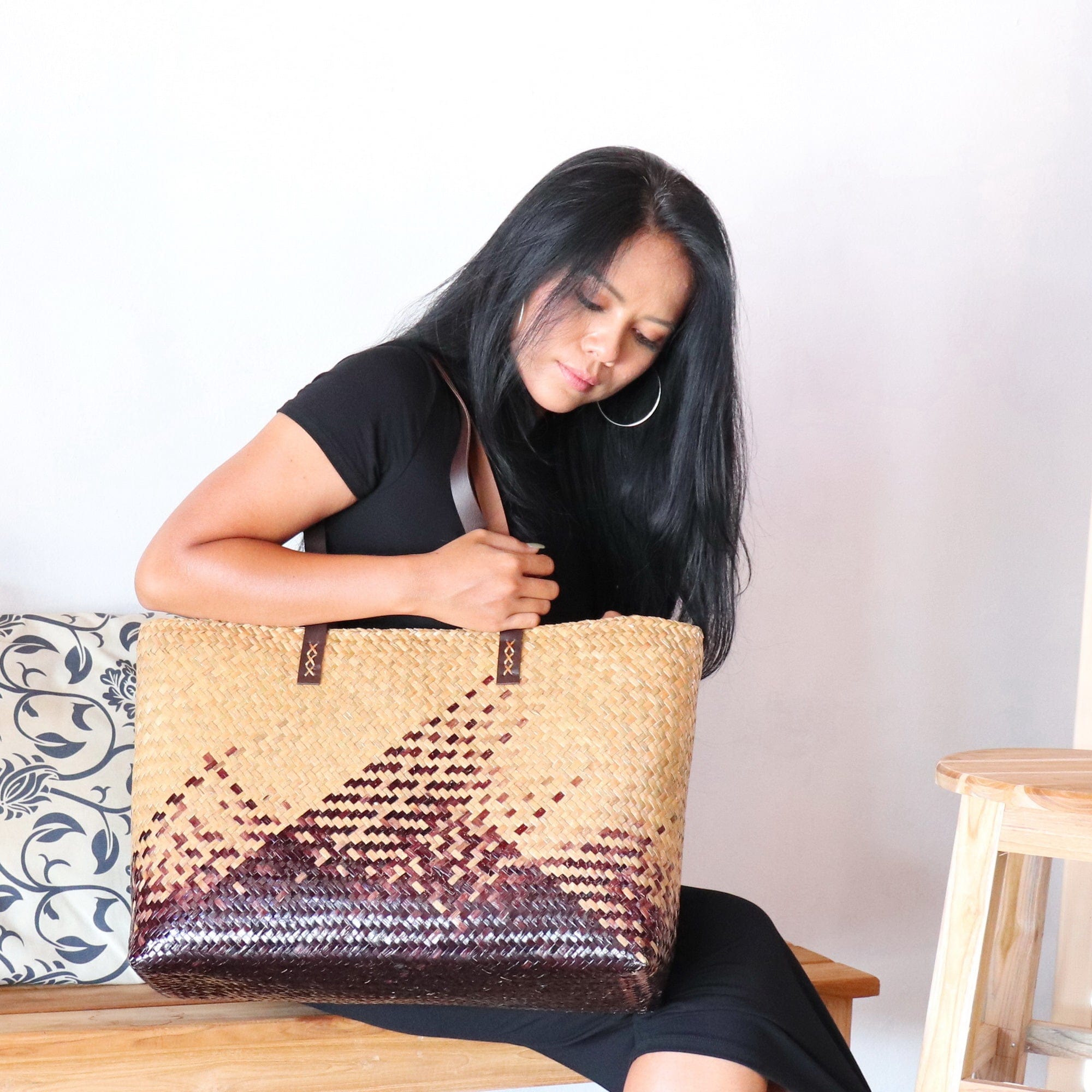 TUD SA MA - Straw bag - THAIHOMESHOP