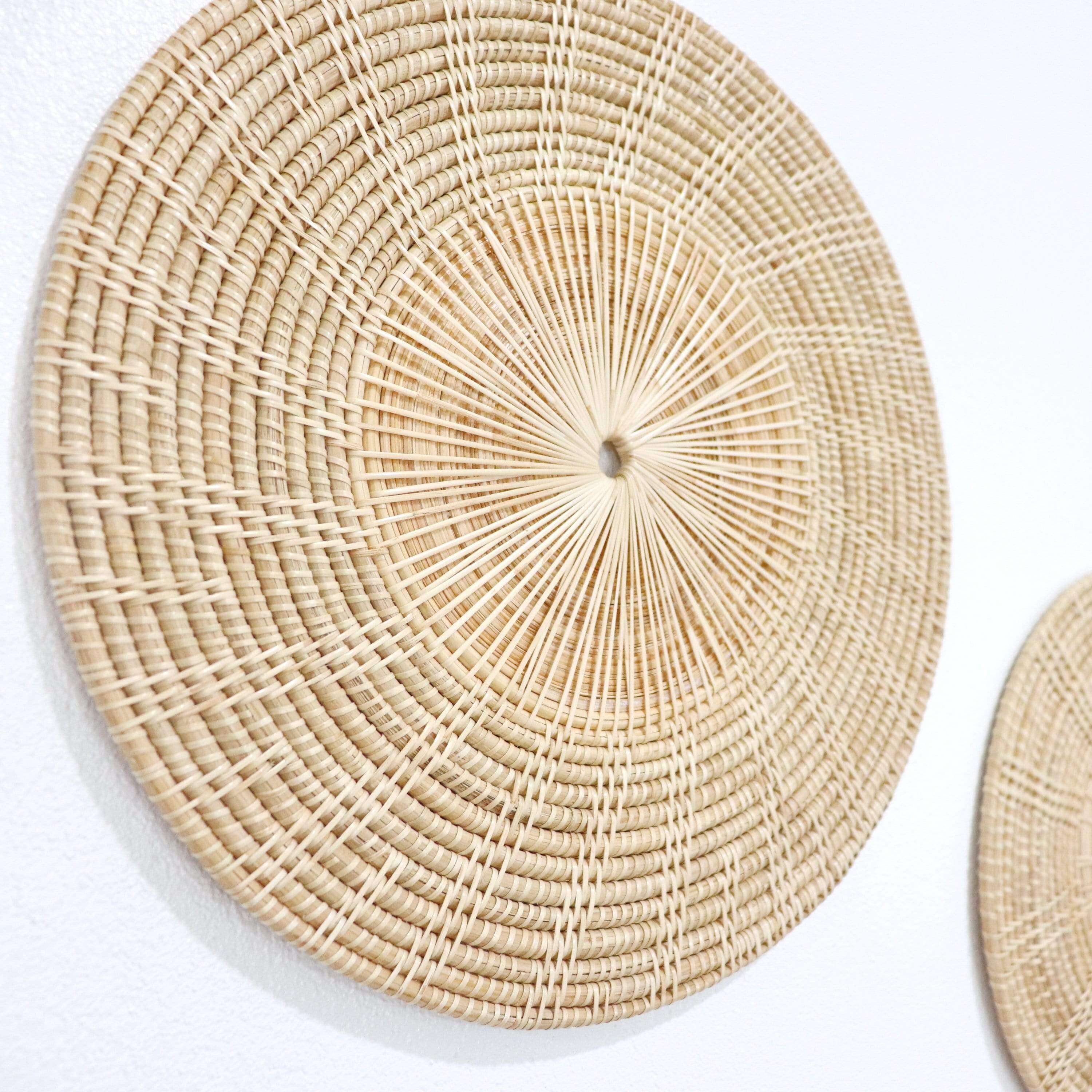 RATTAN WALL DECOR - WOVEN WARRADA WALL ART (New Range) - THAIHOMESHOP